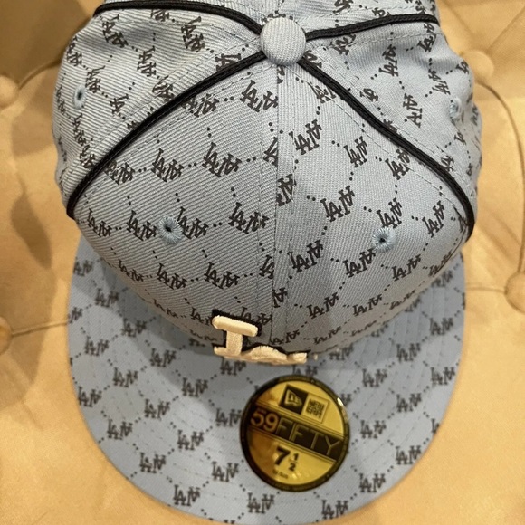 New Era | Accessories | Los Angeles La New Era 59fifty Fitted Cap All ...